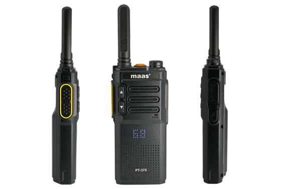 MAAS PT-375 Walkie Talkie Uso Libre profesional PMR446
