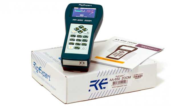 RIGEXPERT AA-650 ZOOM Antenna analyzer from 100 Khz to 650 Mhz.