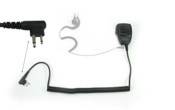 YAESU SSM-17B Speaker-microphone for FT-25 walkies. FT-65, FT-4V, FT4X