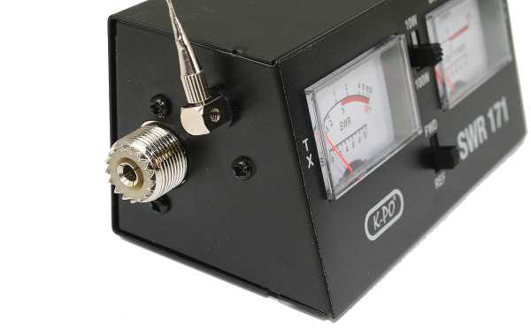 K-PO SWR-171 Medidor ROE y watímetro para CB, con 2 instrumento...